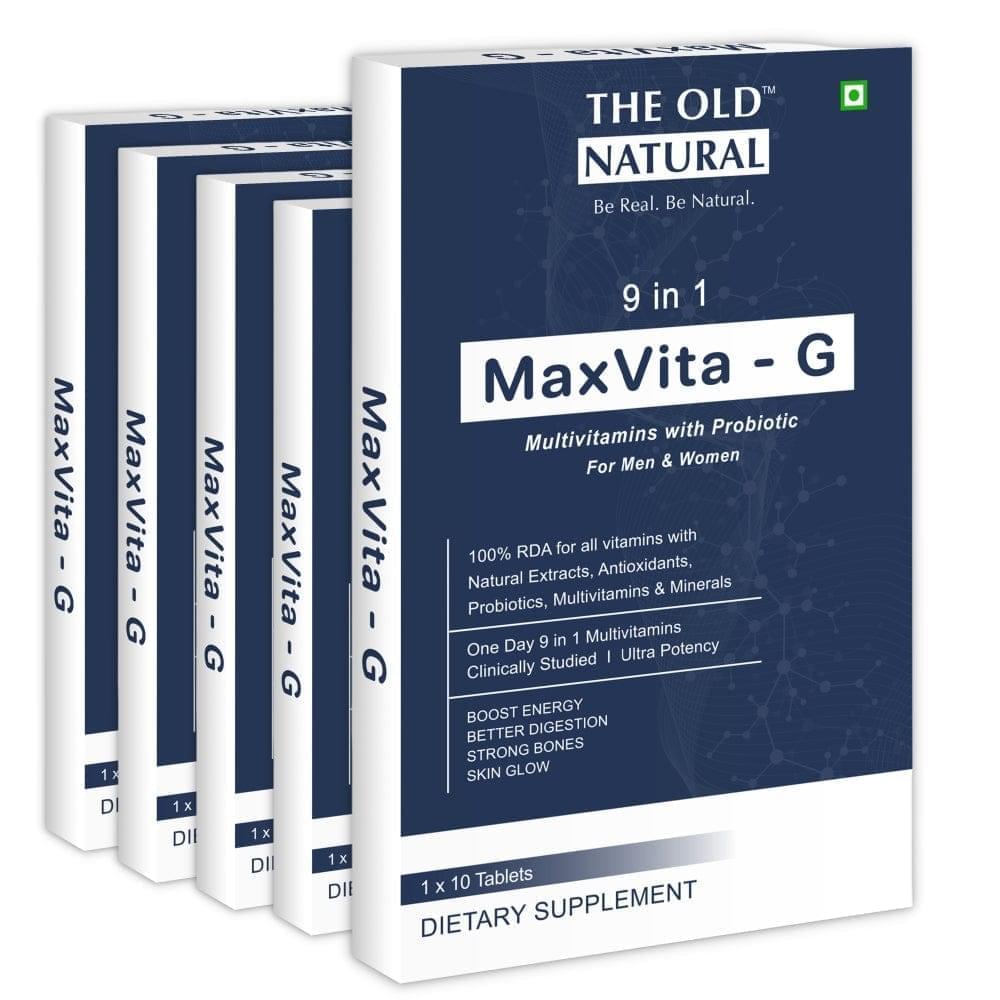 Buy Maxvita-G Multivitamin 10 Tablets Online at The Old Natural